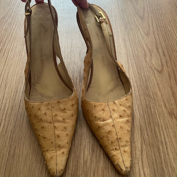 Giuseppe Zanotti | Shoes | Vintage Ostrich Slingbacks | Poshmark